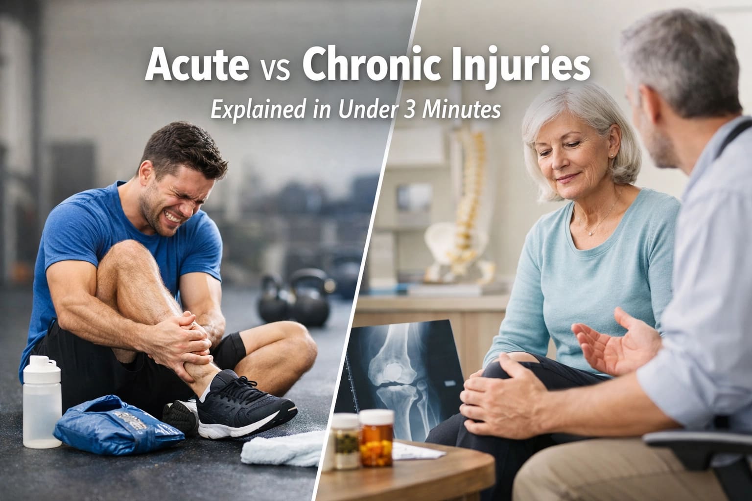 Acute vs Chronic Injuries Explained in Under 3 Minutes | Dynamic Spine ...